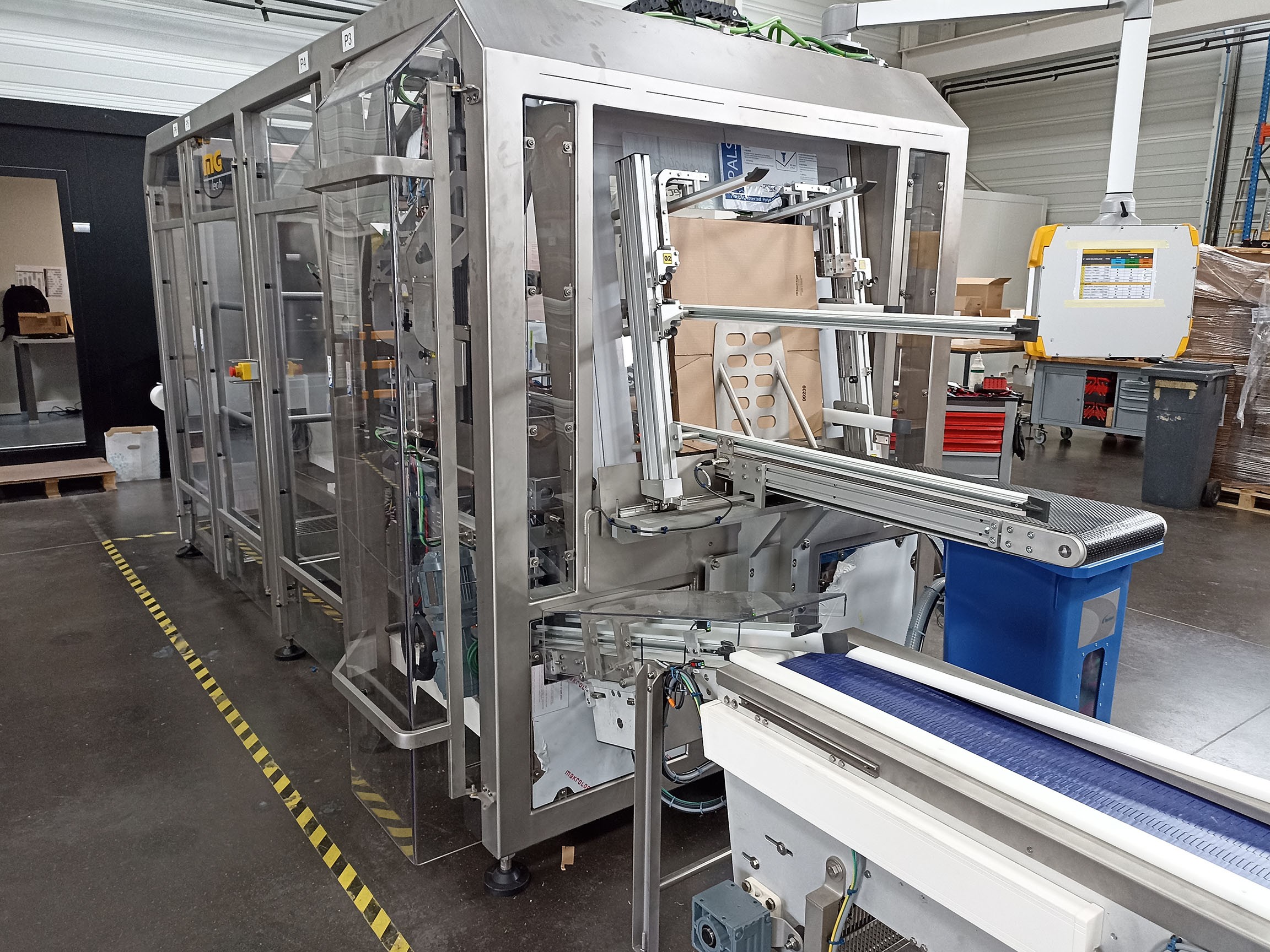 Encaisseuse side load | MG Tech